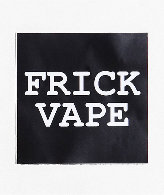 Baylen Frick Vape Black Sticker