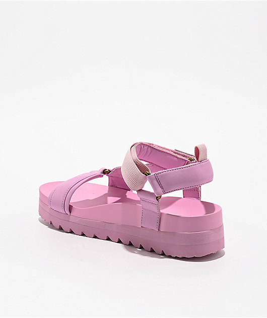 Bearpaw Hydra Pink Platform Sandals | Zumiez
