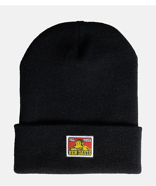 Ben Davis Cuffed Knit Black Beanie | Zumiez