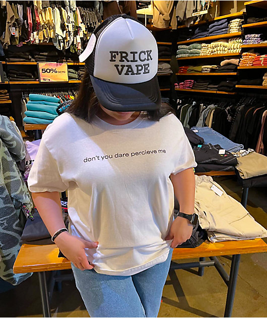 Benitez by Baylen Levine Frick Vape Black & White Trucker Hat | Zumiez