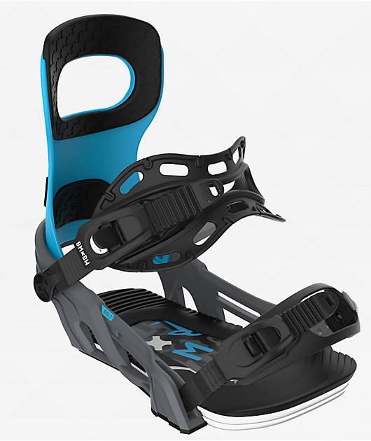 Bent Metal Bolt Grey-Blue Snowboard Bindings 2025 | Zumiez