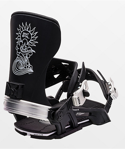 Bent Metal Transfer Jamie Lynn Black Snowboard Bindings 2024 | Zumiez
