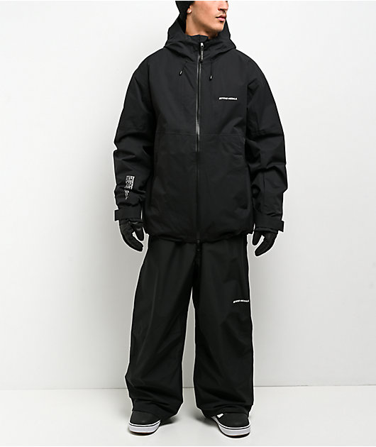 Beyond Medals Full Zip Black 15K Snowboard Jacket | Zumiez
