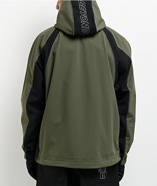 Beyond Medals Softshell Green & Black 5K Snowboard Jacket | Zumiez
