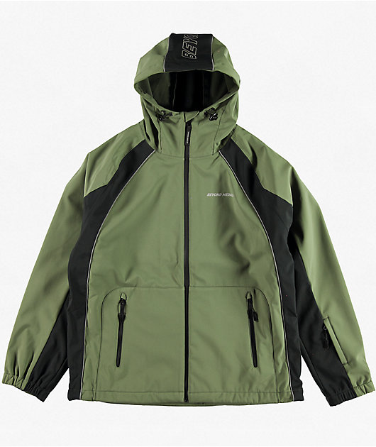 Beyond Medals Softshell Green & Black 5K Snowboard Jacket | Zumiez