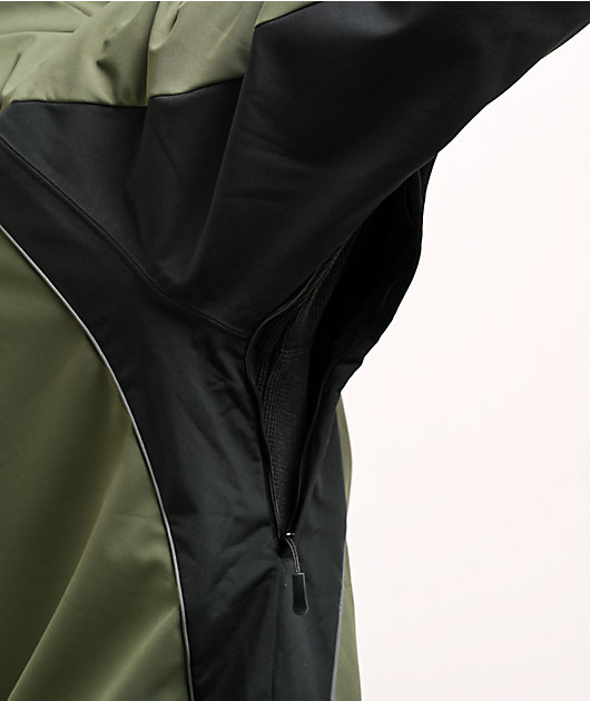 Beyond Medals Softshell Green & Black 5K Snowboard Jacket | Zumiez