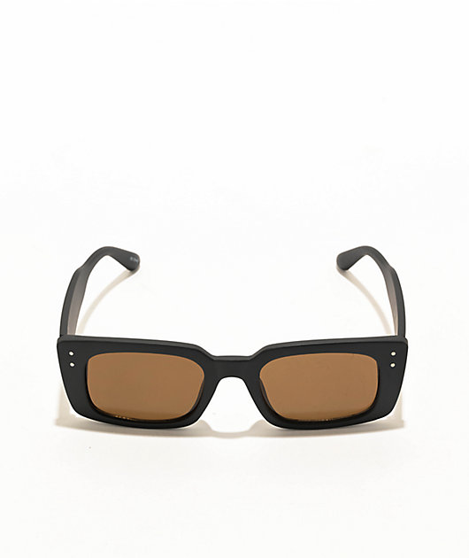 Black & Brown Rectangle Sunglasses | Zumiez
