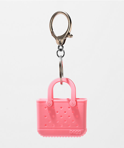 Bogg Tiny Tote Bag Blowing Pink Bubbles Keychain | Zumiez