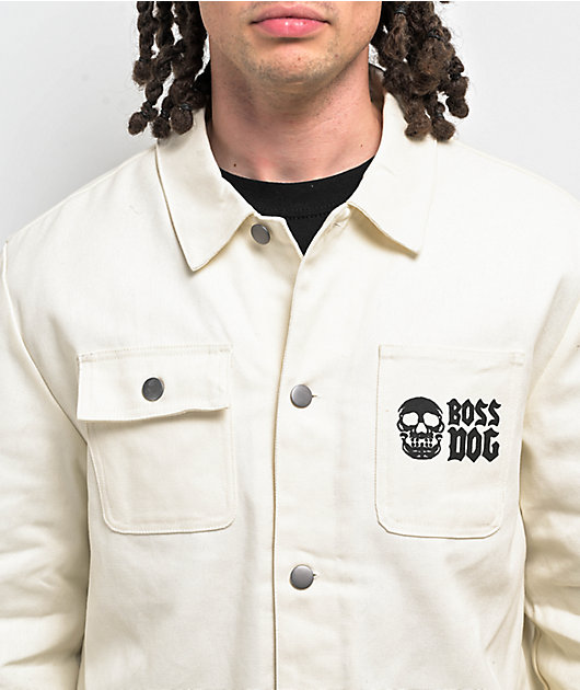 Boss Dog Dystopia White Chore Jacket | Zumiez
