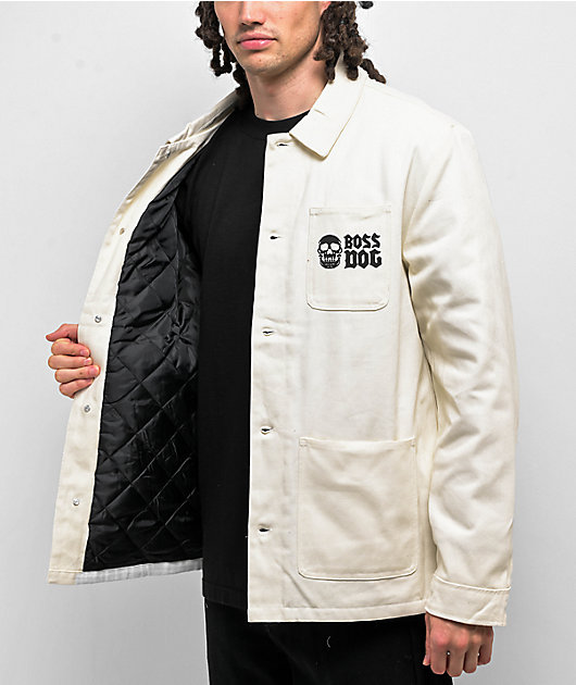 Boss Dog Dystopia White Chore Jacket | Zumiez