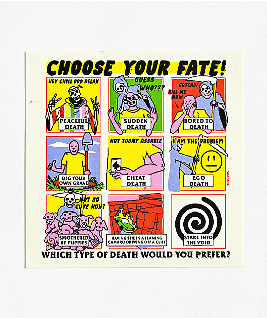 Boss Dog Fate Sticker | Zumiez