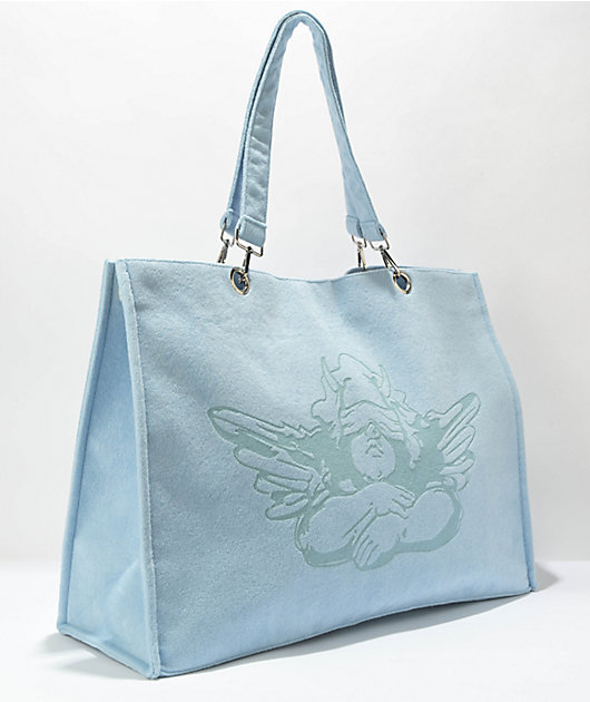 Boys Lie Blue Terry Tote Bag