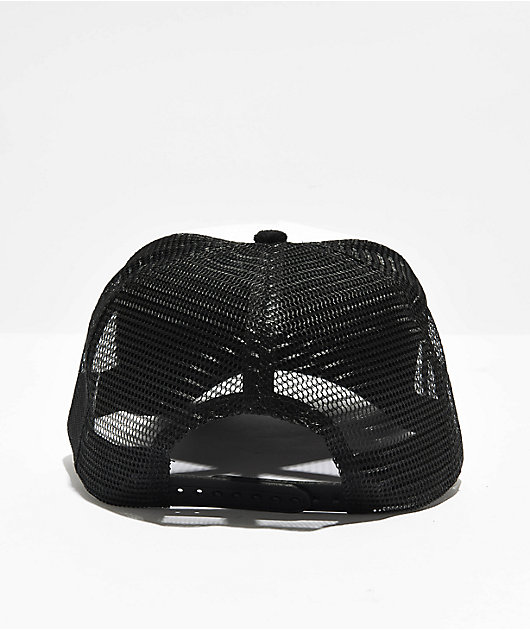Boys Lie Eclipse Black & White Terry Trucker Hat | Zumiez