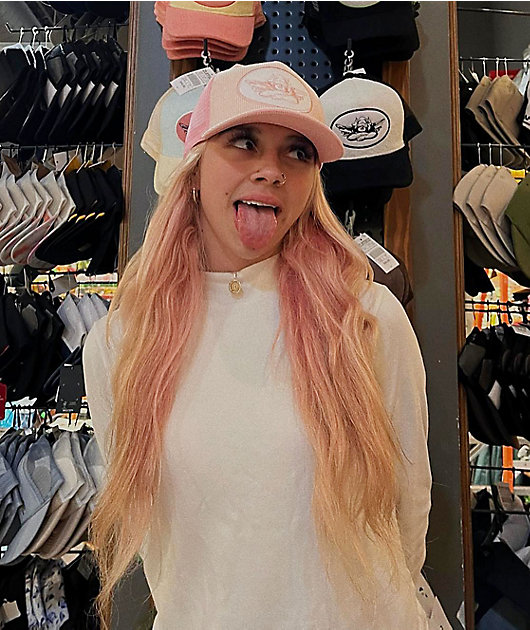 Boys Lie Pink Trucker Hat | Zumiez