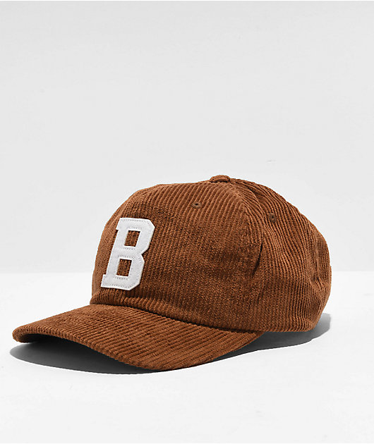 Brixton Big B Corduroy Bison Strapback Hat | Zumiez