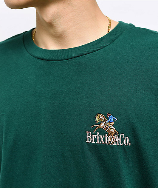 Brixton Inwood Deep Emerald T-Shirt | Zumiez