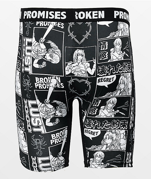 Broken Promises Arcade Black Boxer Briefs | Zumiez