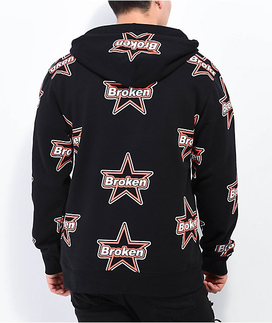 Broken Promises Astral Black Zip Hoodie | Zumiez