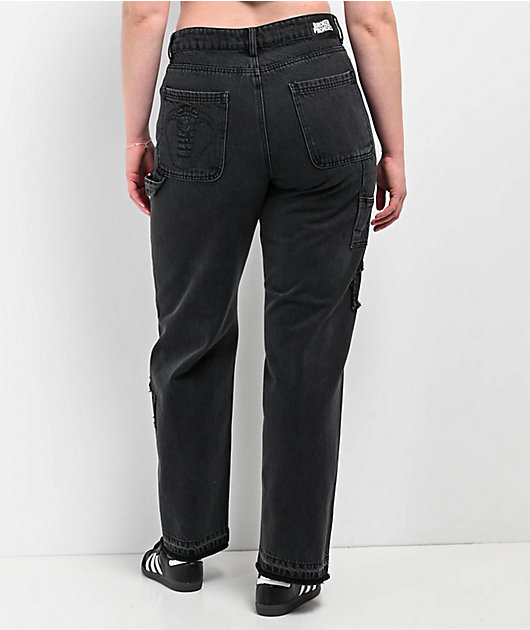 Broken Promises Chuck Star Black Denim Jeans | Zumiez