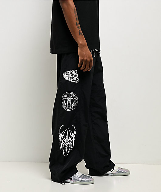 Broken Promises Cybersport Black Windbreaker Pants | Zumiez