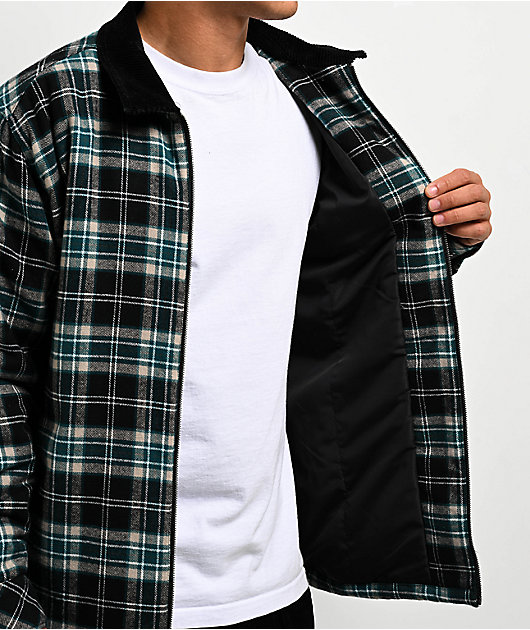 Broken Promises Damsel In Distress Black & Blue Flannel Jacket | Zumiez