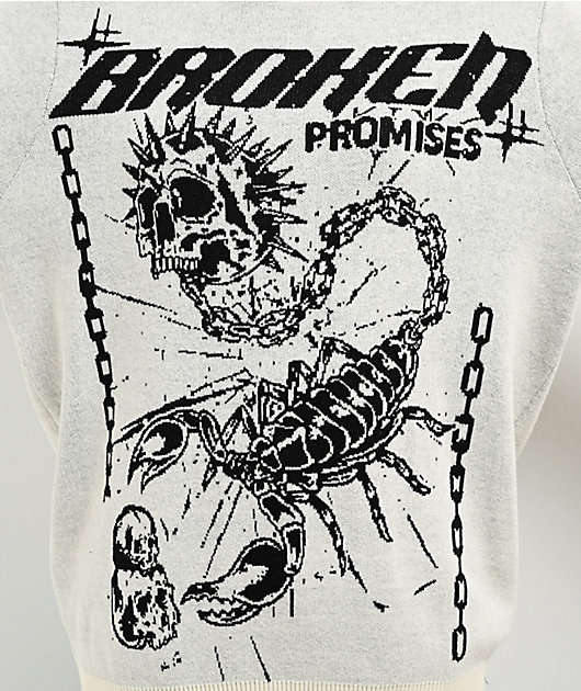Broken Promises Deadly Stinger Cream Sweater | Zumiez