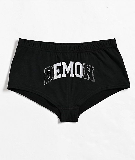Broken Promises Demon Black Lounge Shorts | Zumiez