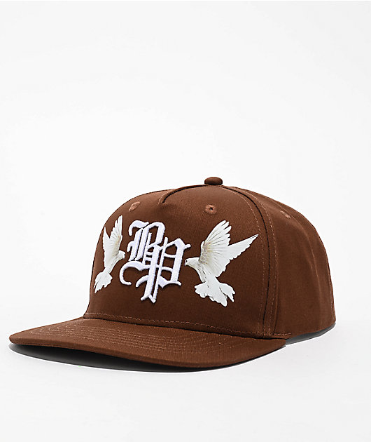 Broken Promises Doves Brown Snapback Hat | Zumiez