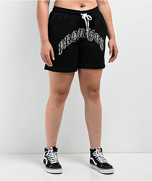 Broken Promises Enemy Black Mesh Shorts | Zumiez