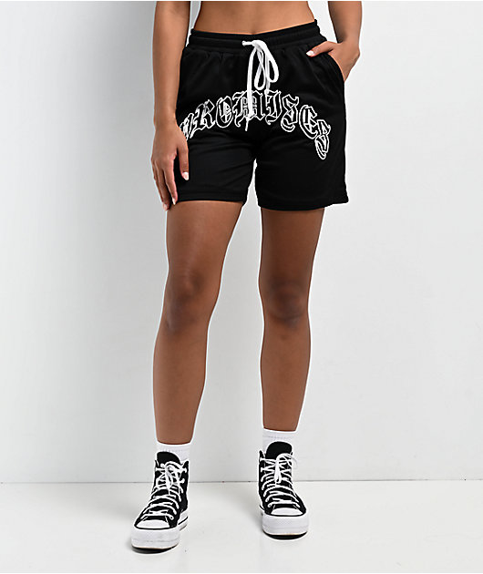 Broken Promises Enemy Black Mesh Shorts | Zumiez