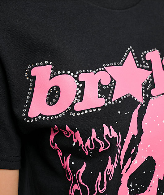 Broken Promises Faceless Rhinestone Black T-Shirt | Zumiez