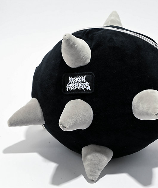 Broken Promises Flail Black Plush Shoulder Bag | Zumiez