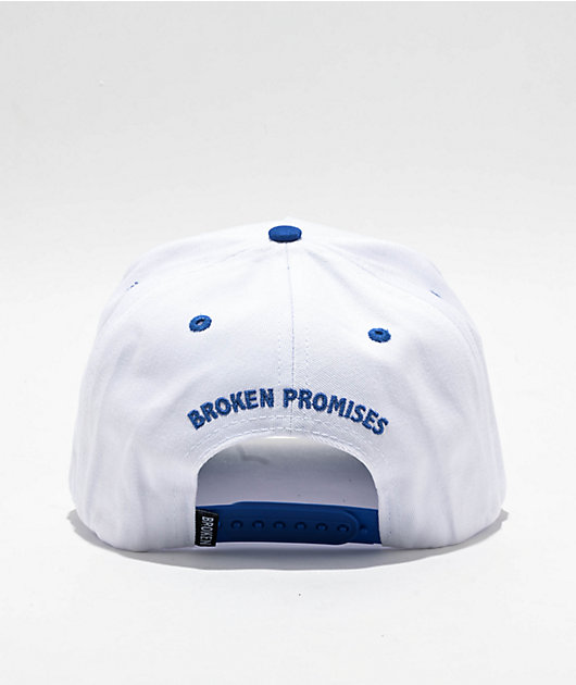 Broken Promises Fragile White & Blue Snapback Hat | Zumiez