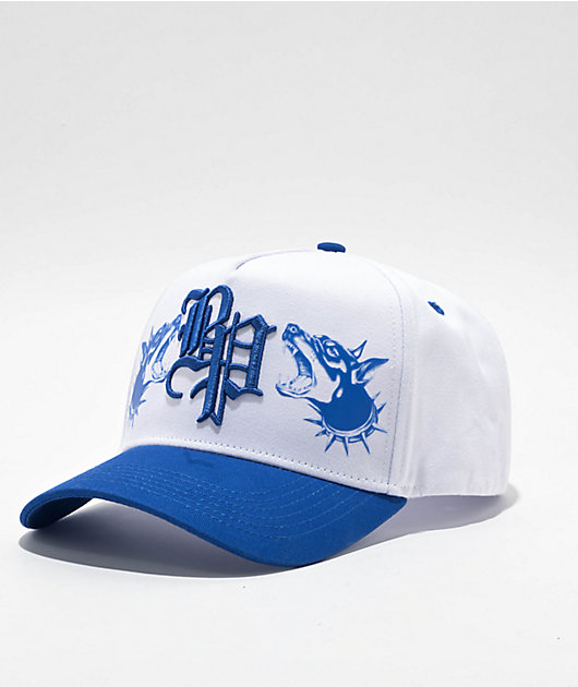Broken Promises Fragile White & Blue Snapback Hat | Zumiez