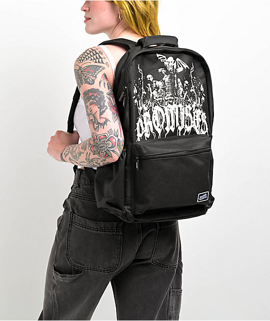 Broken Promises Gargoyle Black Backpack | Zumiez