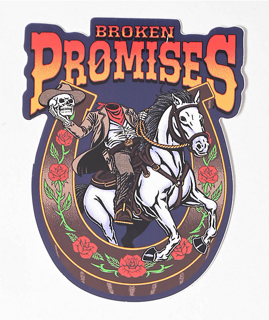 Broken Promises Headless Horseman Sticker | Zumiez