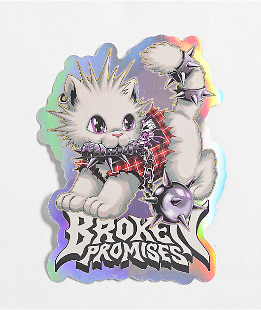 Broken Promises Hellcat Sticker | Zumiez