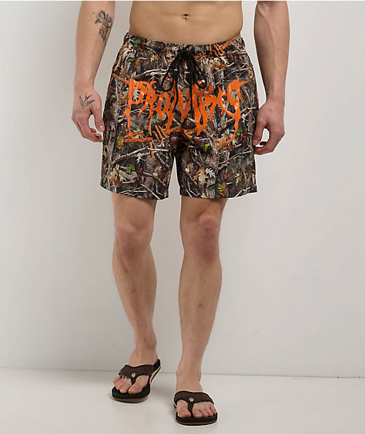 Broken Promises Killin Stand Camo Board Shorts | Zumiez