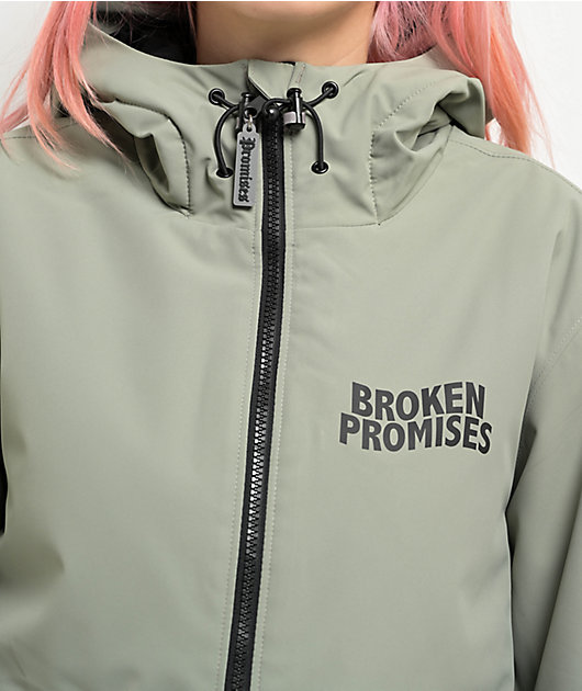 Broken Promises Last Time Grey Snowboard Jacket | Zumiez