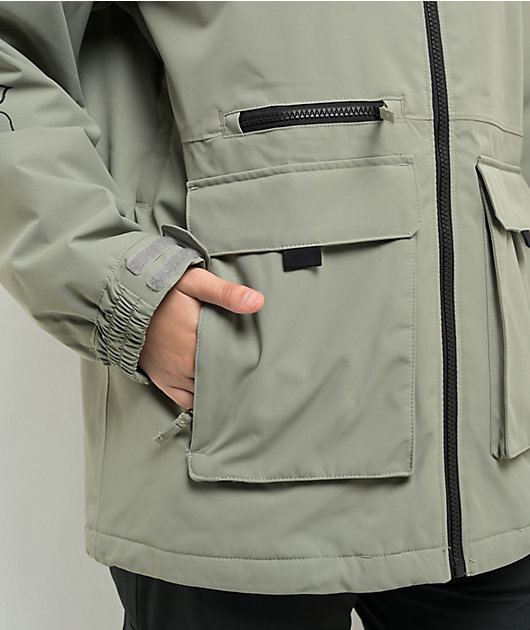 Broken Promises Last Time Grey Snowboard Jacket | Zumiez