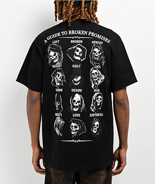 Broken Promises Reaper Guide Black T-Shirt | Zumiez