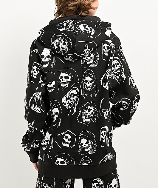 Broken Promises Reaper Guide Black Zip Hoodie | Zumiez