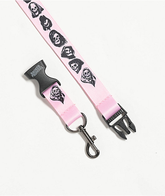Broken Promises Reaper Guide Pink Lanyard | Zumiez