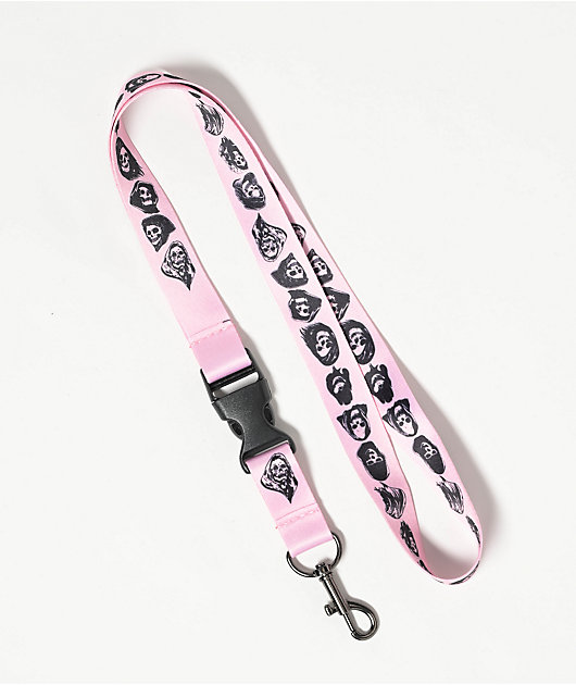 Broken Promises Reaper Guide Pink Lanyard | Zumiez
