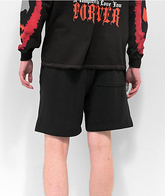 Broken Promises x Dracula Lust For Blood Black Shorts | Zumiez