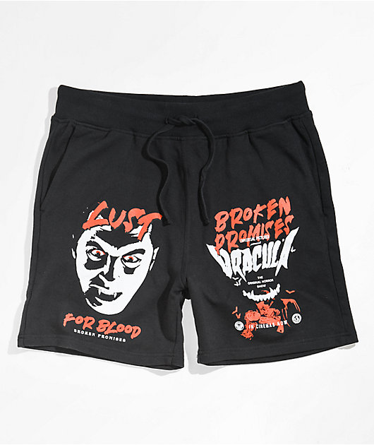 Broken Promises x Dracula Lust For Blood Black Shorts | Zumiez