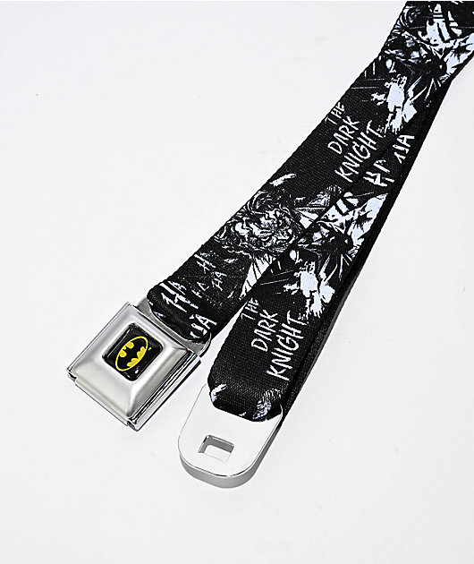 Buckle Down x DC Comics Joker Dark Knight Black Web Belt | Zumiez