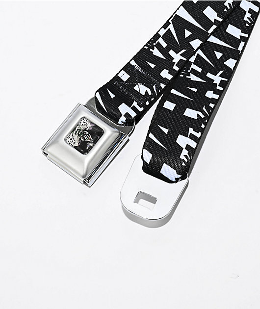 Buckle Down x DC Comics Joker Laugh HAHAHA Repeat Black & White Buckle ...