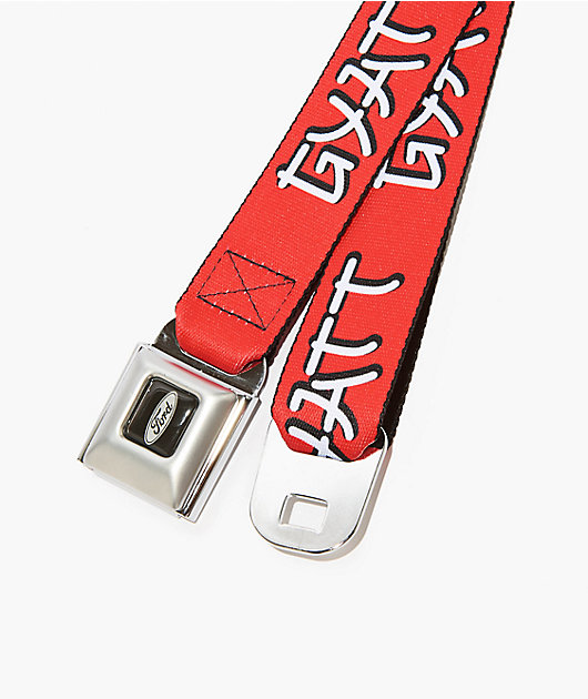 Buckle Down x Ford Gyatt Red Seatbelt Belt | Zumiez