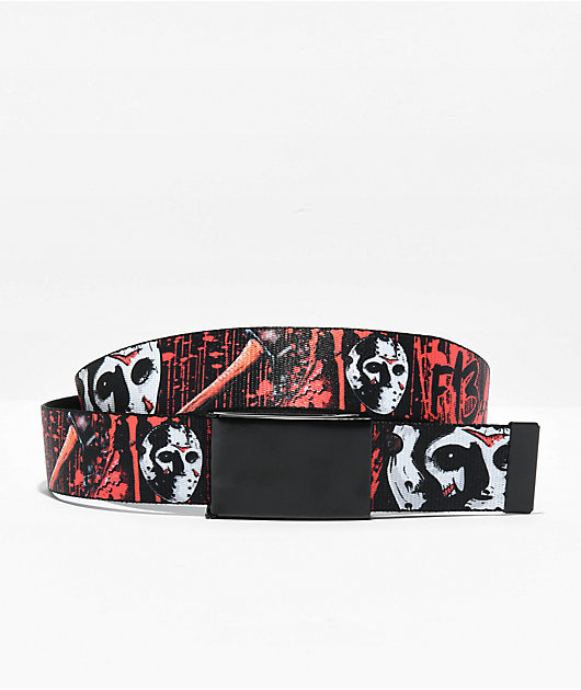 Buckle Down x Friday The 13th Black Web Belt | Zumiez